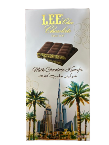 LEE CHOCOLAT DUBAI KUNAFA PISTACHE 200GR